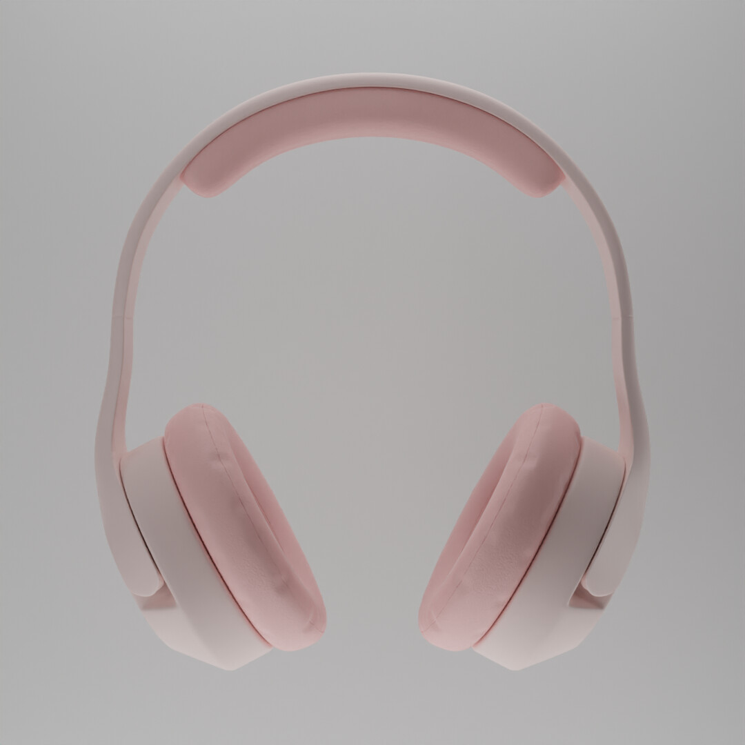 ArtStation - Pink Headphones