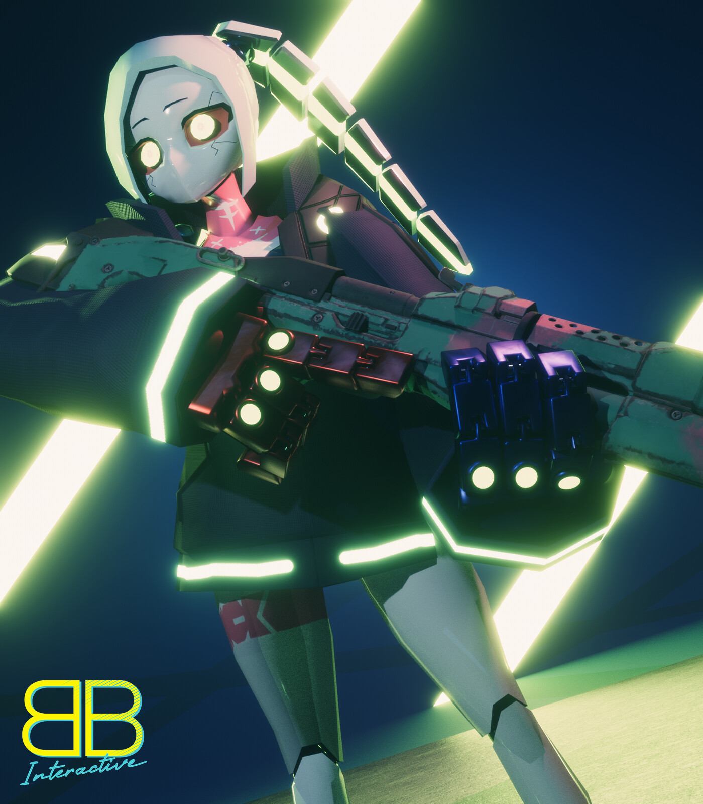 ArtStation - Cyberpunk Edgerunners Robot Rebecca Fan Art V2