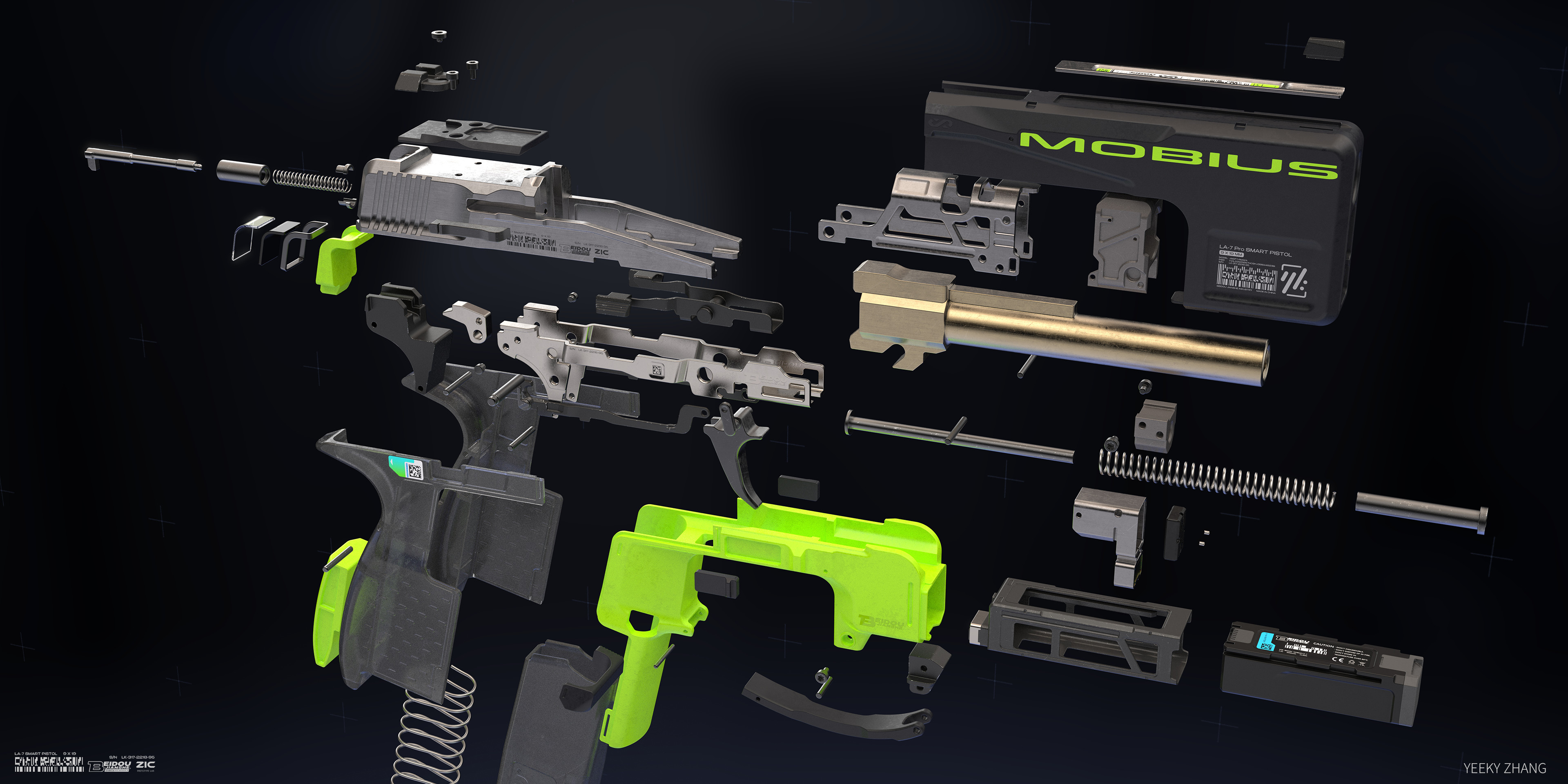 Yeeky Zhang - MOBIUS | LA-7 Pro SMART PISTOL