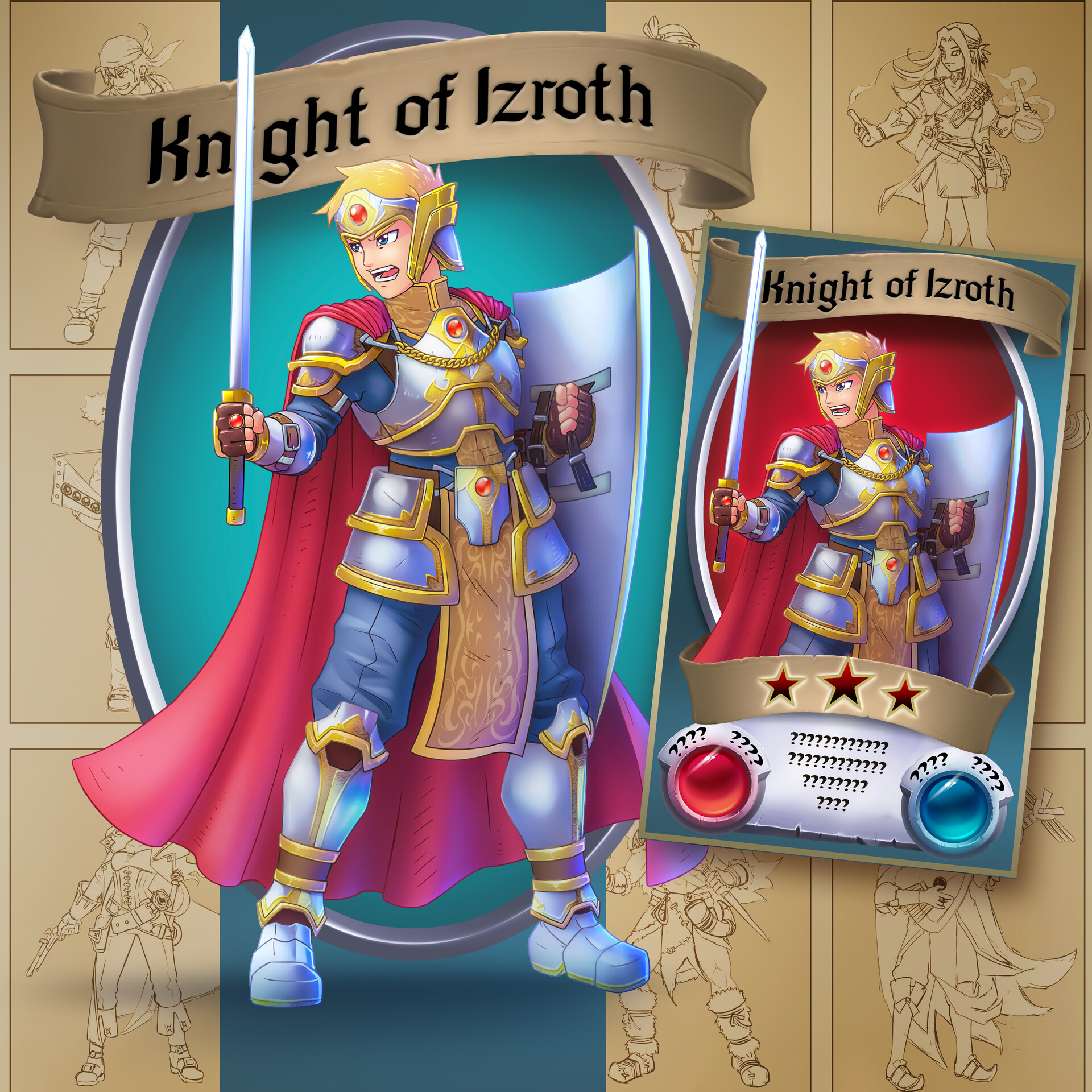 ArtStation - No.01 Knight of Izroth