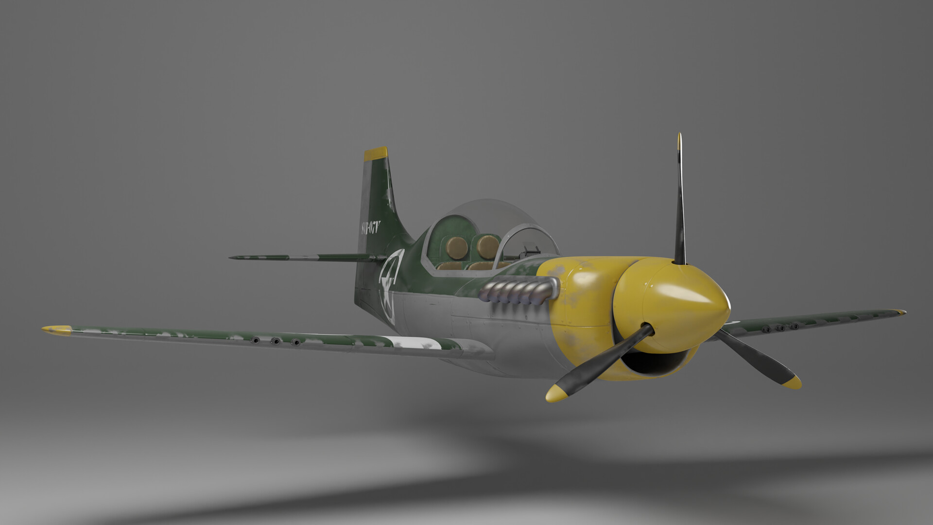 ArtStation - 2022 personal project : fighter plane