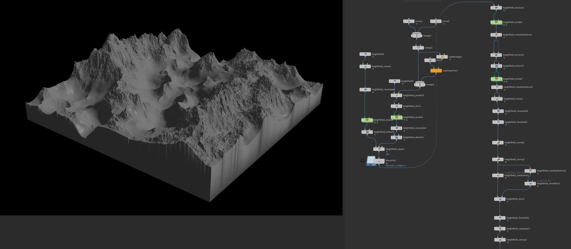 Anton Fjällman - Tower Procedural Modeling in Houdini