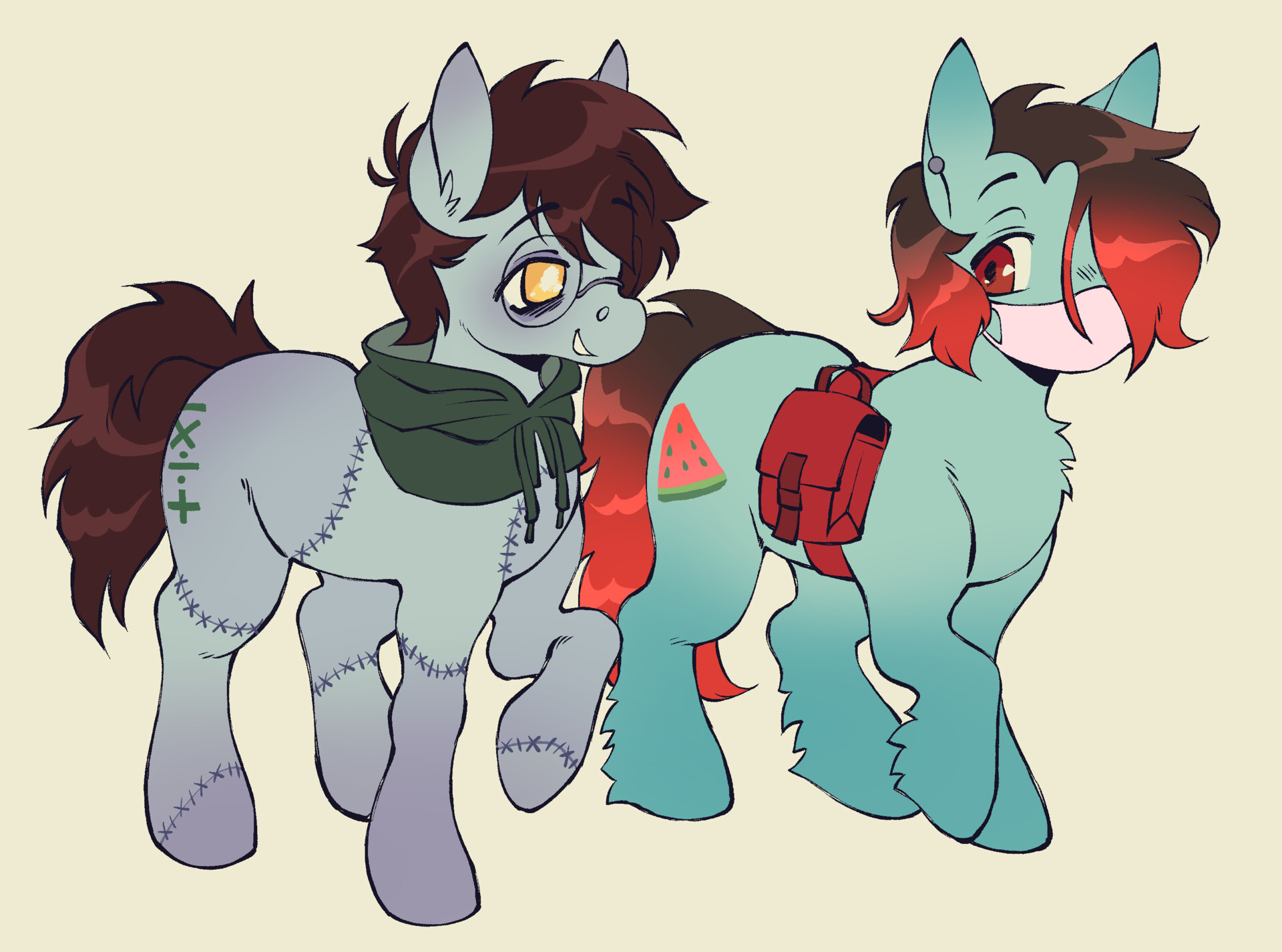 ArtStation - zac + melon ponysonas