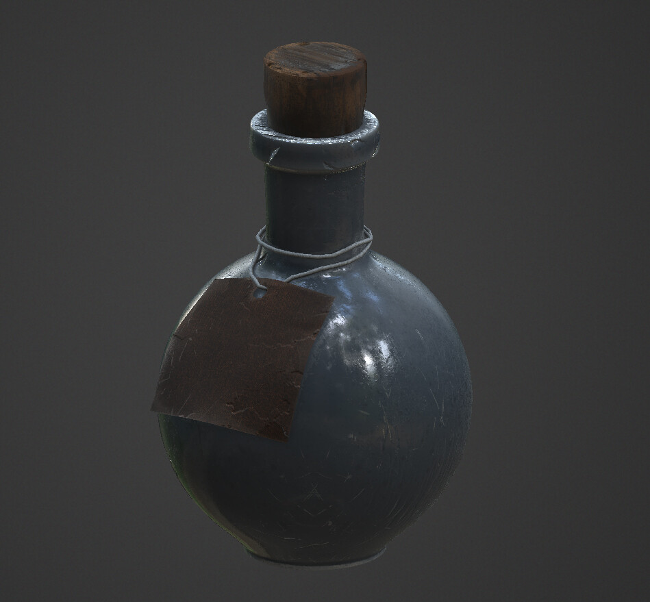 ArtStation - potion bottle