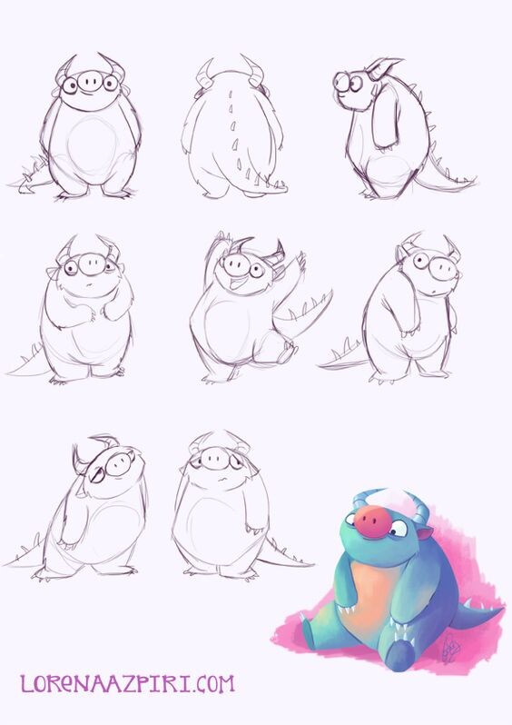 Ericka Guiterrez - Blue Monster Model