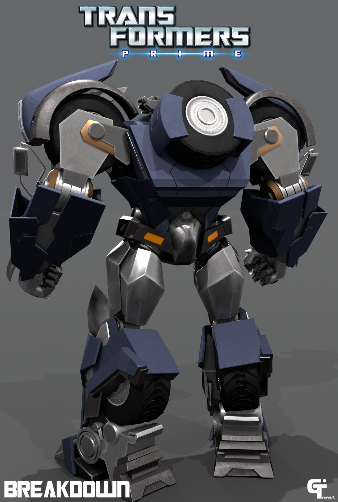 GLARSON TRAWERT - [TRANSFORMERS PRIME] BREAKDOWN 3Dmodel