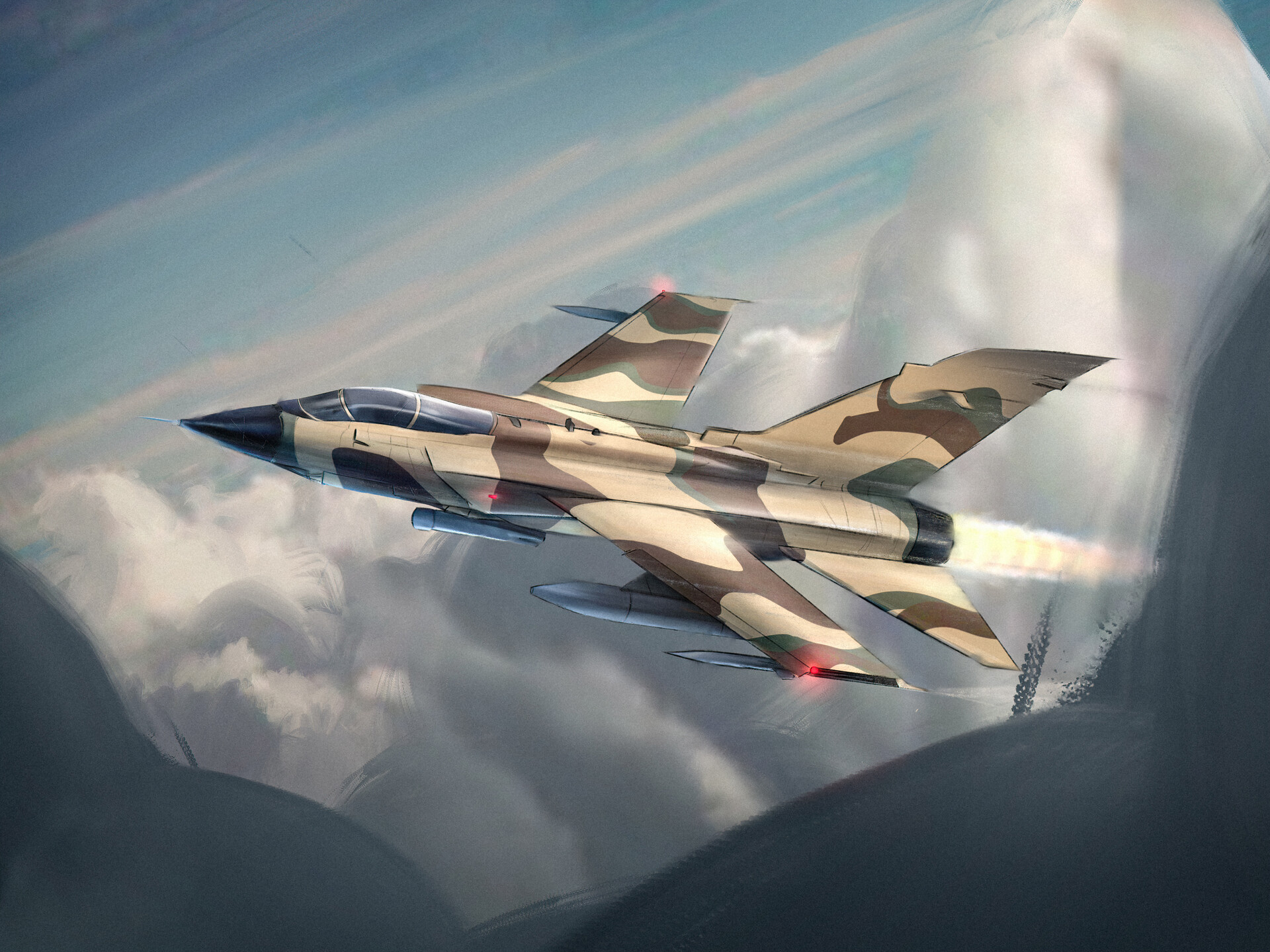 ArtStation - Plane Sketch
