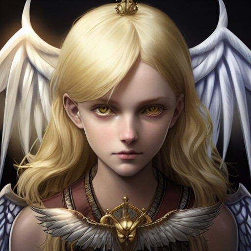 ArtStation - angle princess evilish twin sister