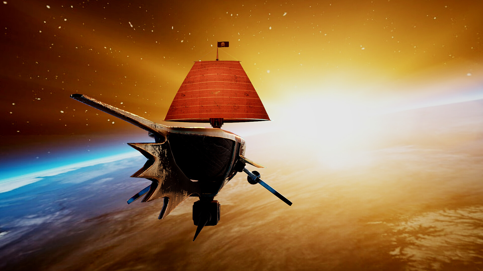 ArtStation - Space Pirate Ship