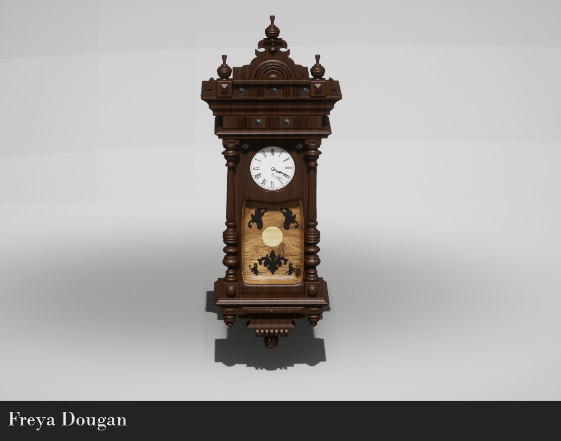 ArtStation - Grandfather Clock