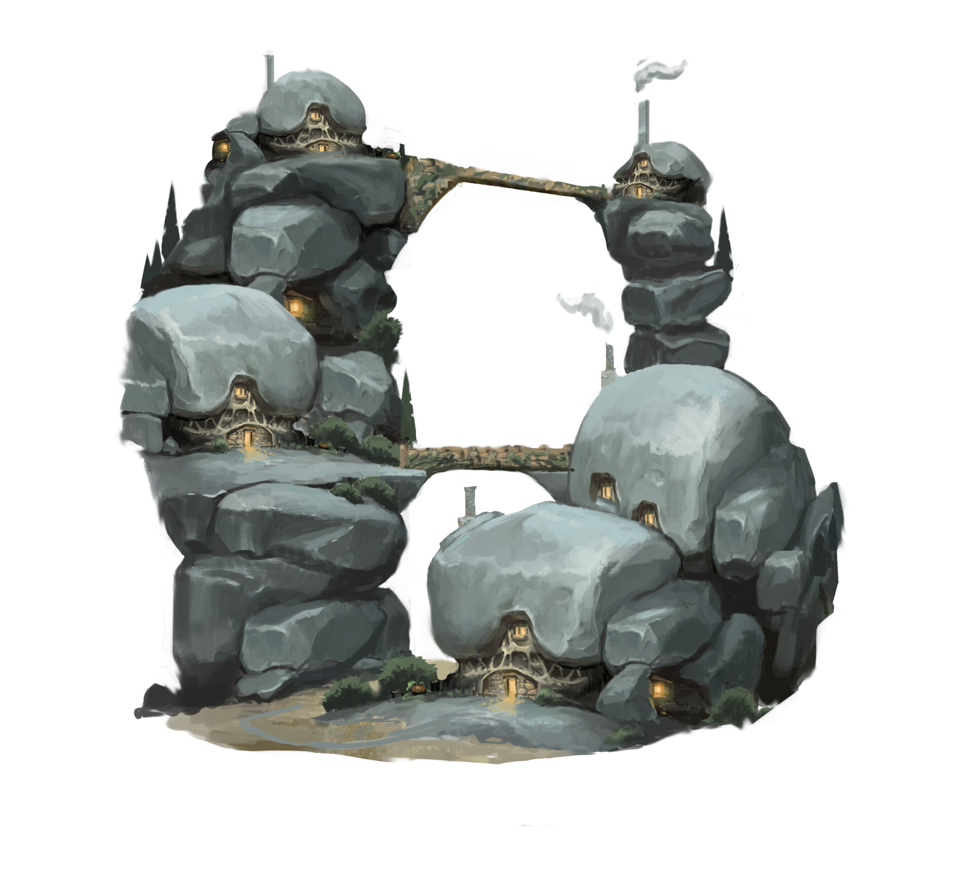 ArtStation - Stone House