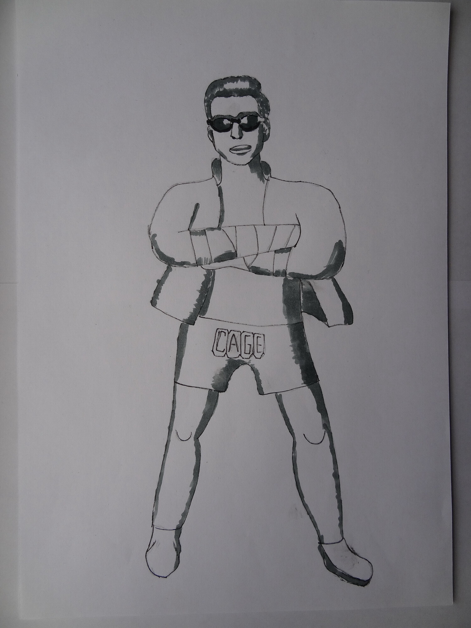 johnny cage coloring pages