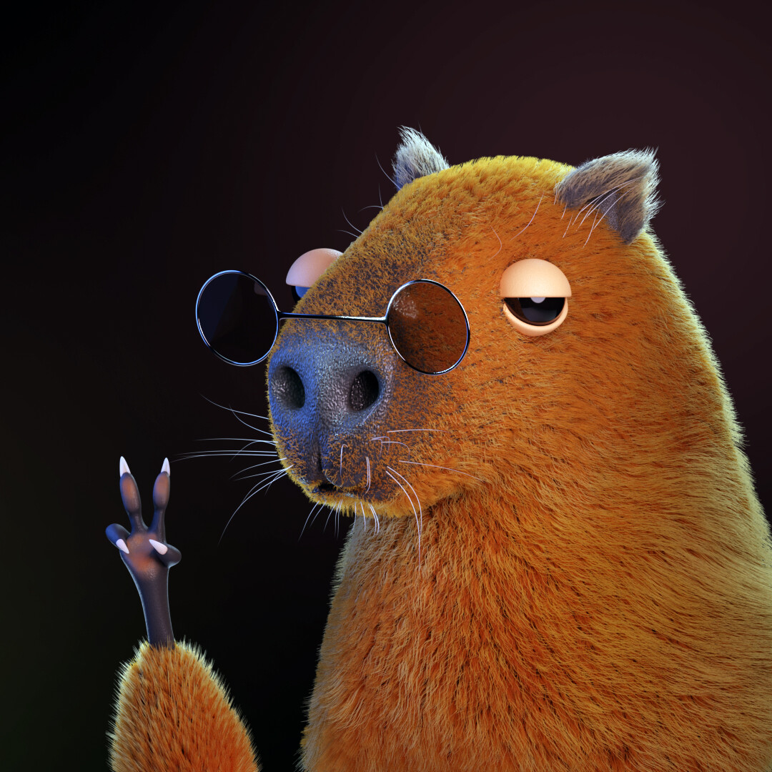 ArtStation - Сapybara character