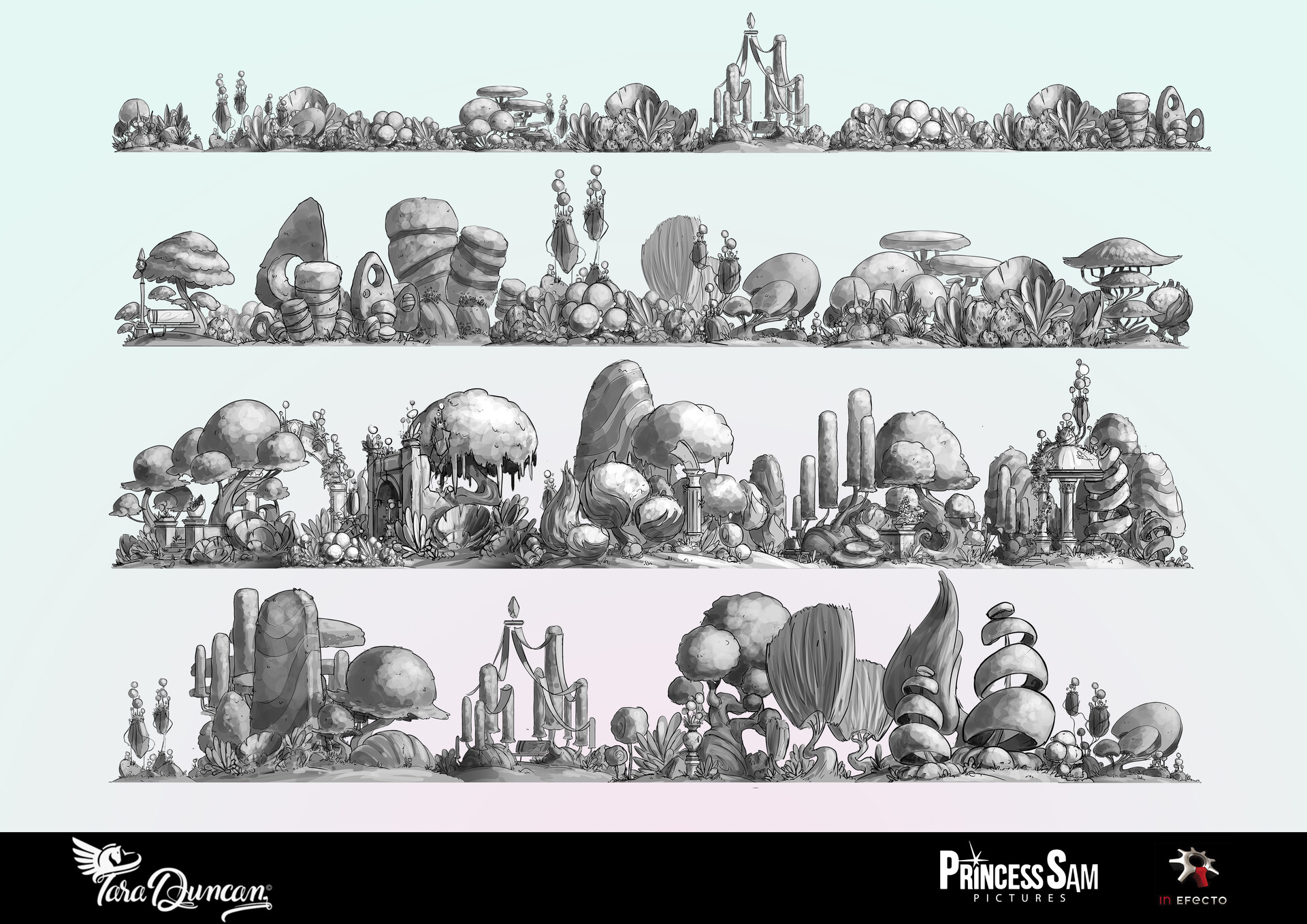 ArtStation - Tara Duncan Bilboard Designs