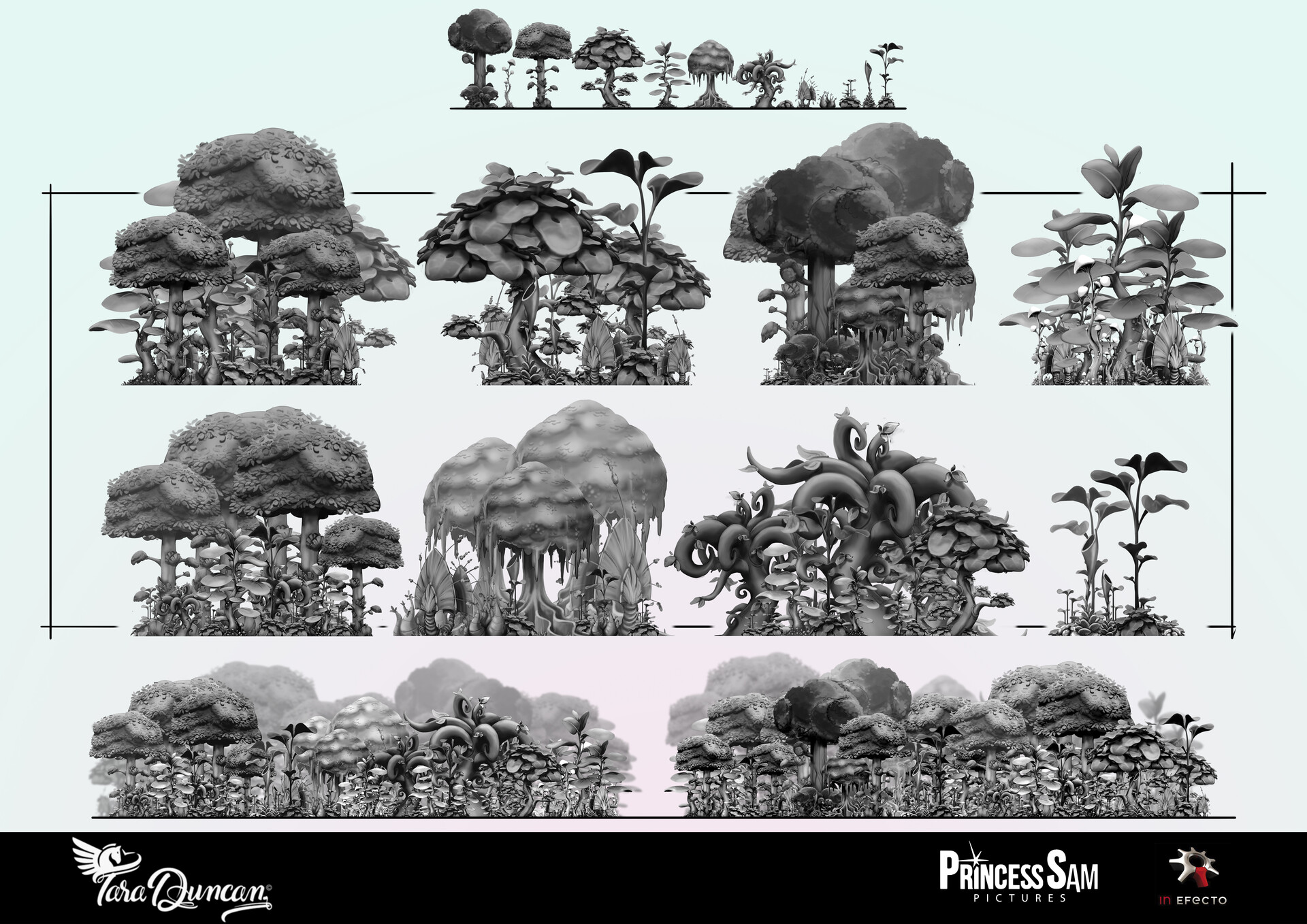 ArtStation - Tara Duncan Magical forest