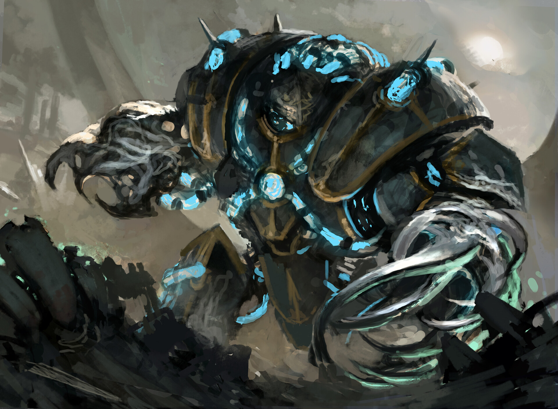 Diego Gisbert Llorens - Hulking Metamorph-MtG, Brothers' War