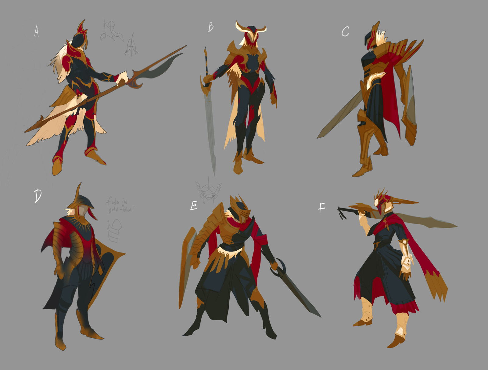 Mateus Lins - Profane - Character Skins Explorations