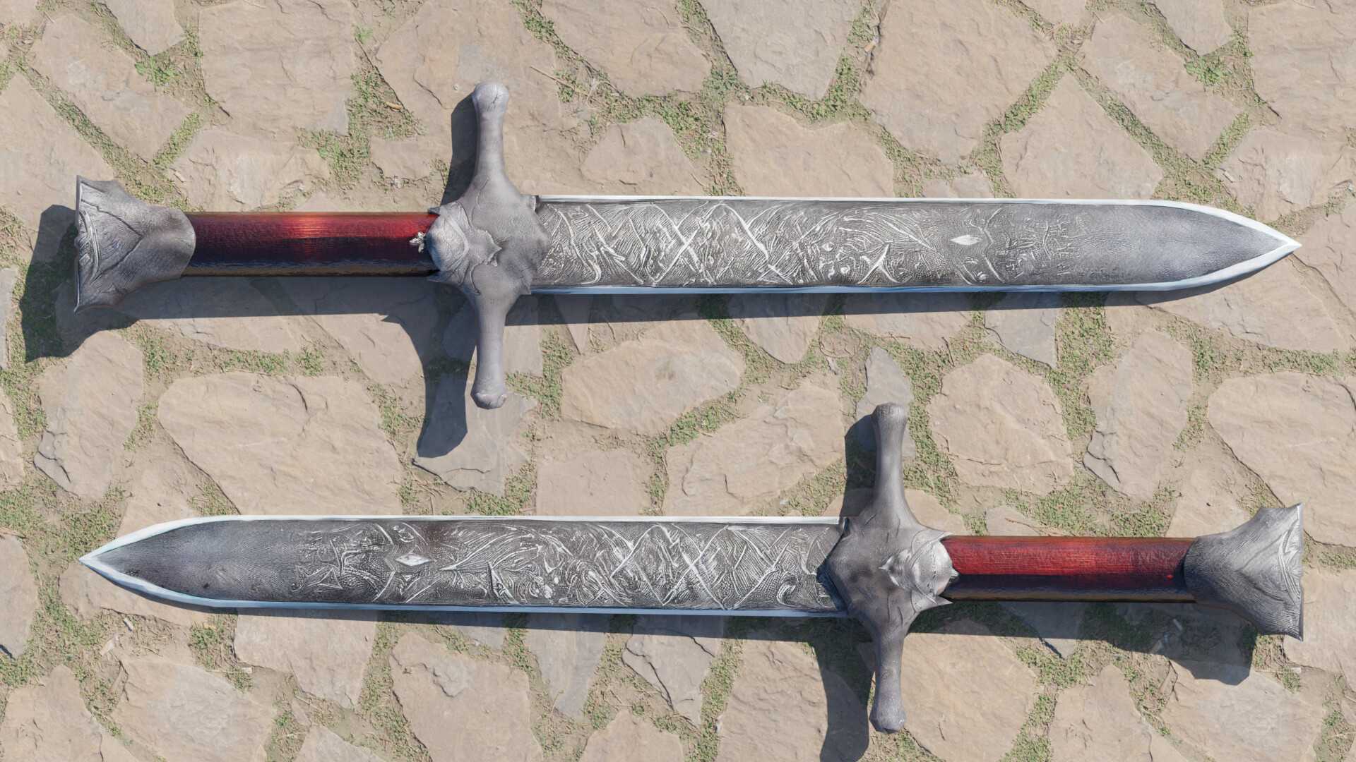 Fantasy Sword - Download Free 3D model by Johnny Rogue (@breddowen ...