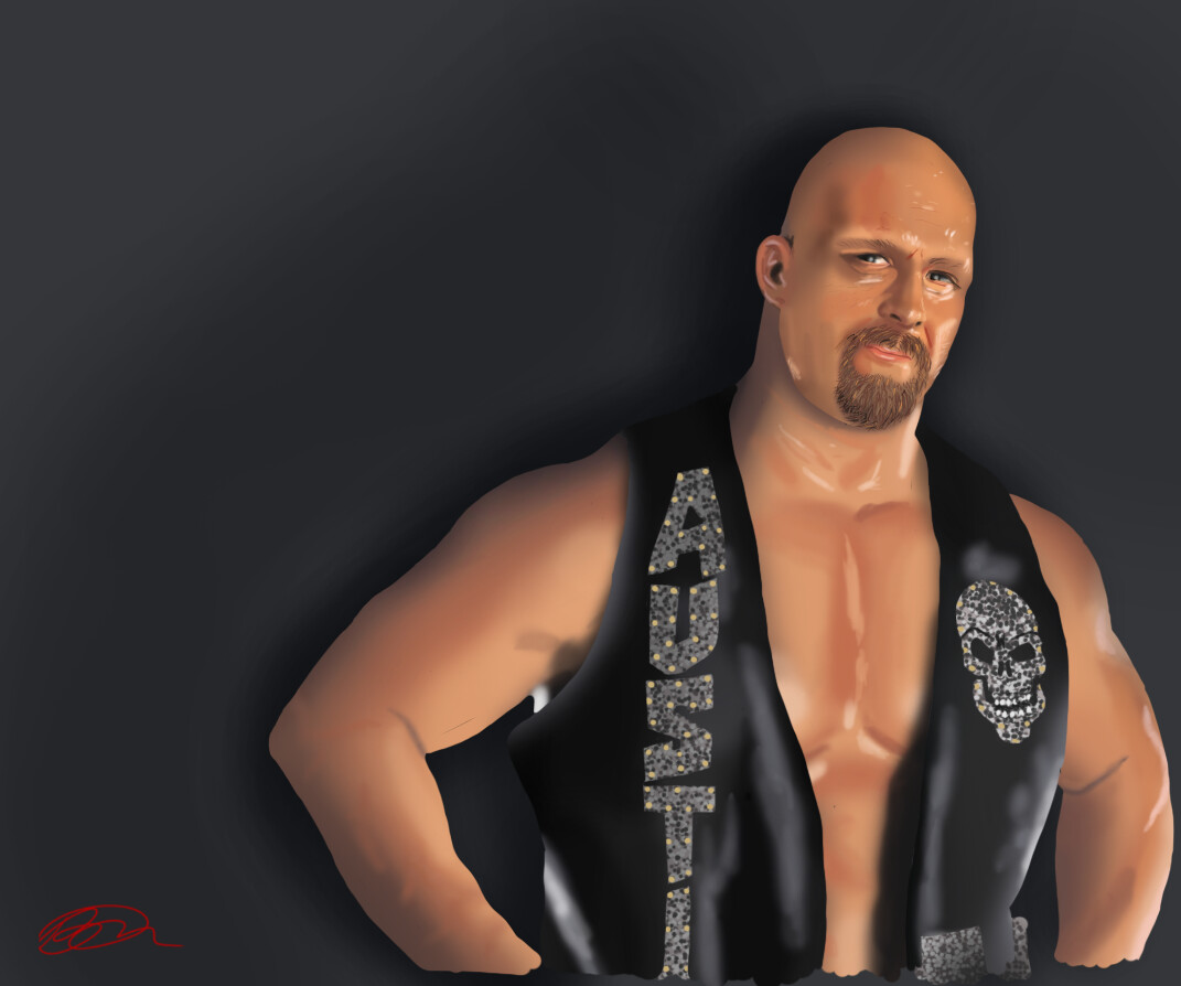 ArtStation - Stone Cold Steve Austin