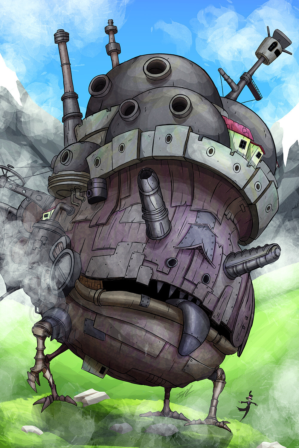 ArtStation - Howl's Castle