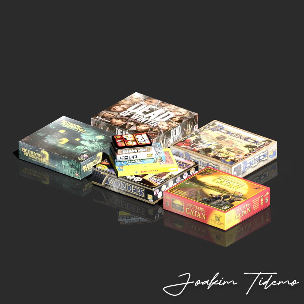 ArtStation - Various Boardgame Boxes