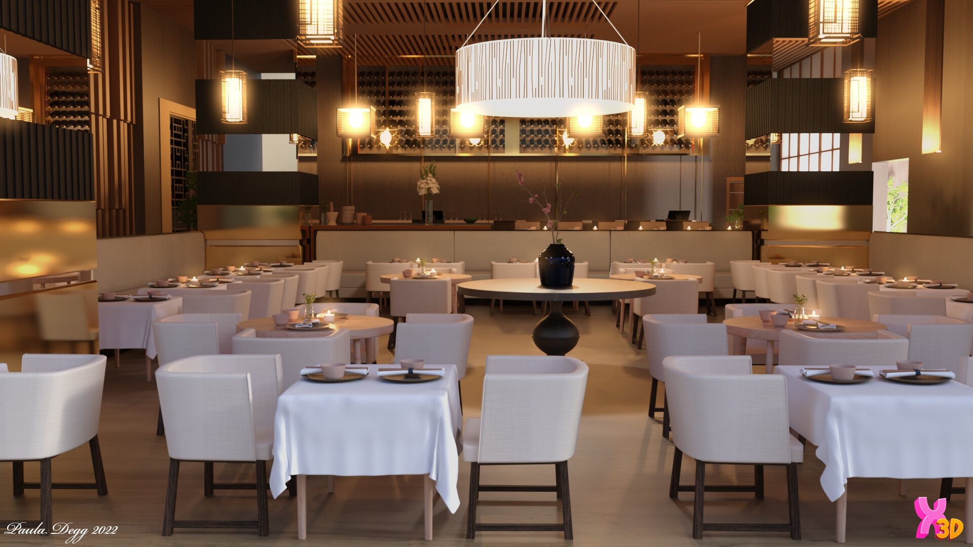 ArtStation - Asian Restaurant by TruForm