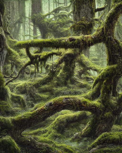 ArtStation - Ancient forest