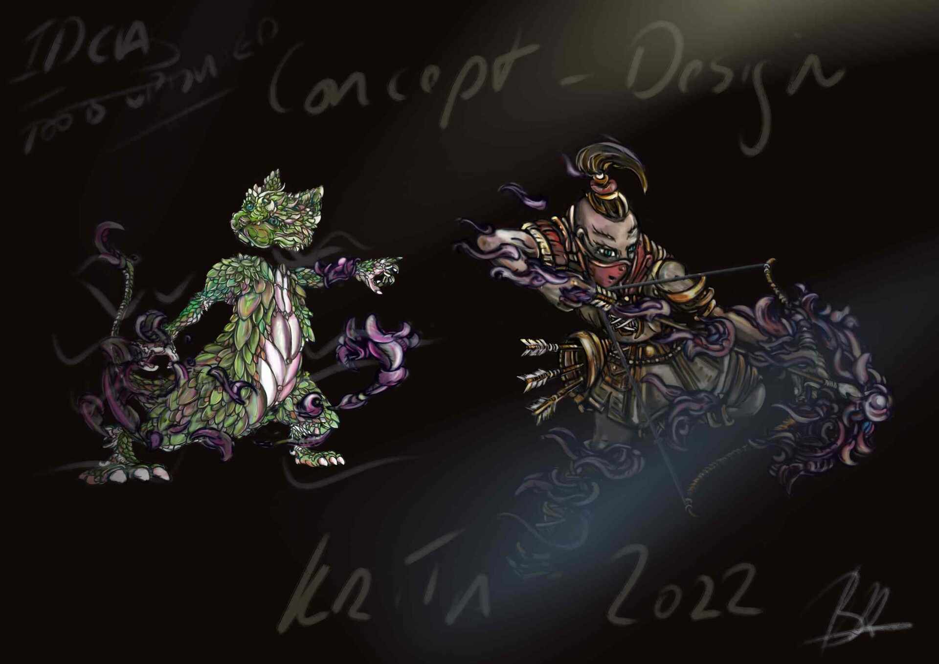 ArtStation - boy hunter concept ch.