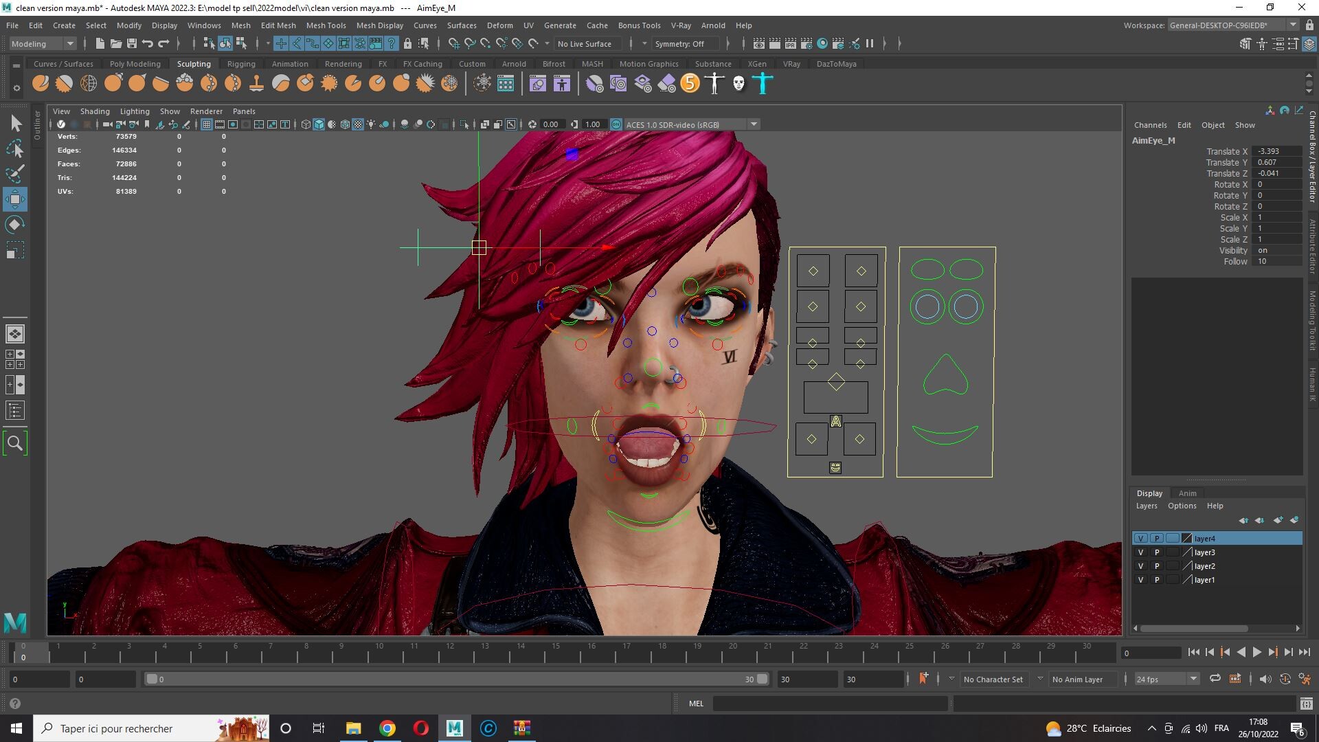 ArtStation - vi from arcane facial controller