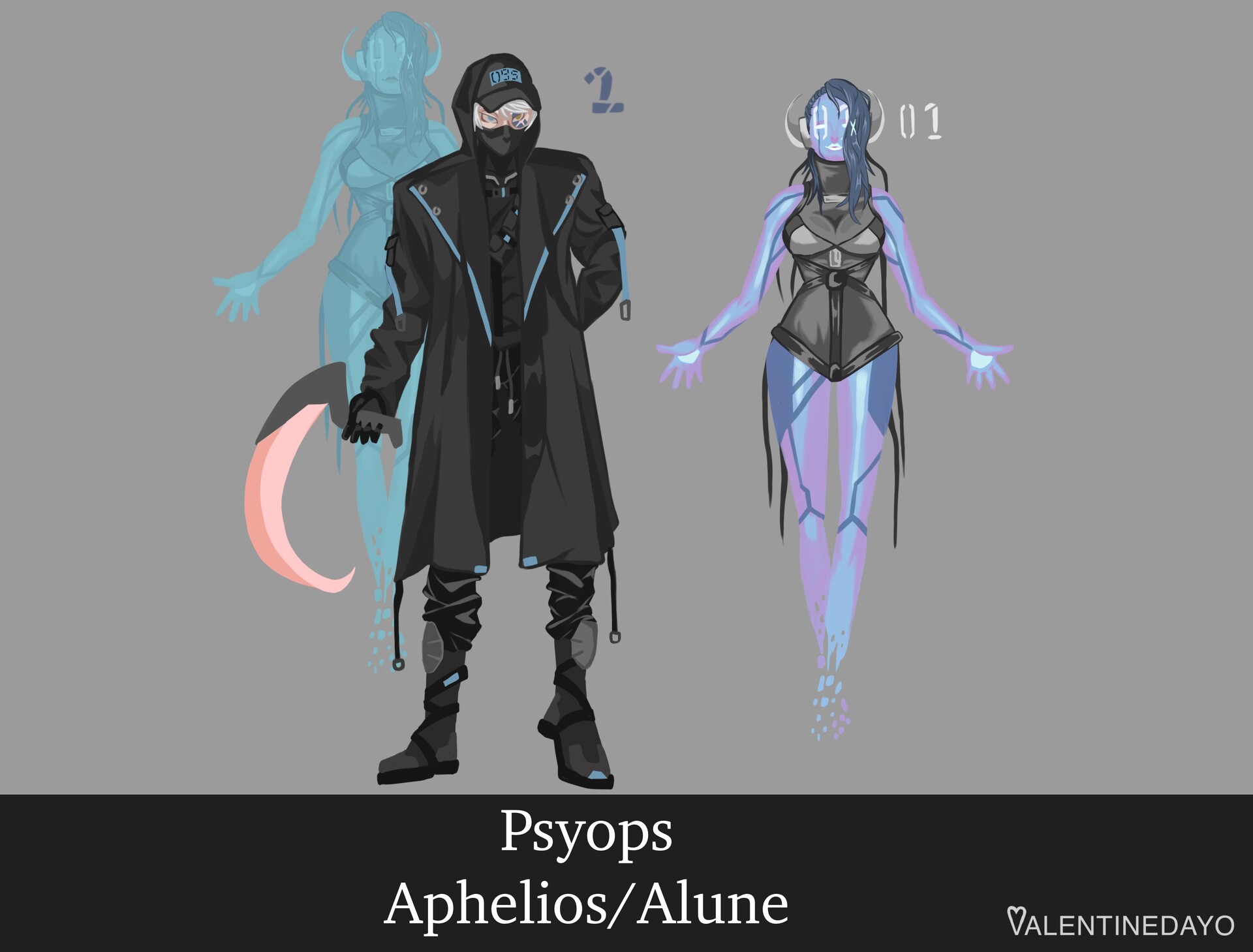 ArtStation - Psyops Aphelios and Alune (Skintober)