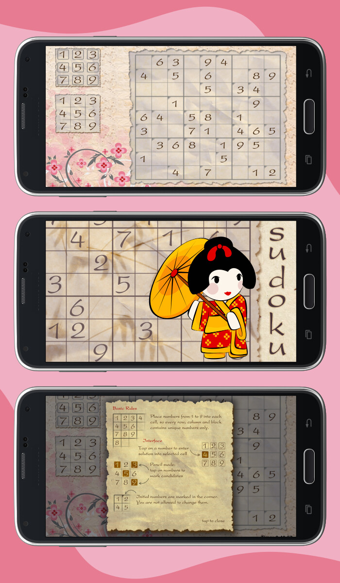 Vira - 2D Rive animation, Character, and UI design for Sudoku mobile game.