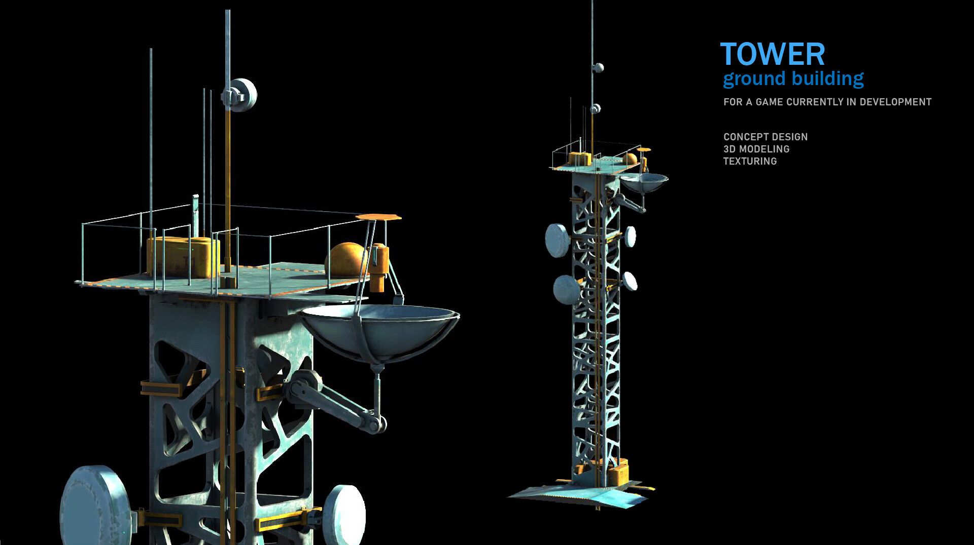 ArtStation - Tower 3D asset for the currently developed game