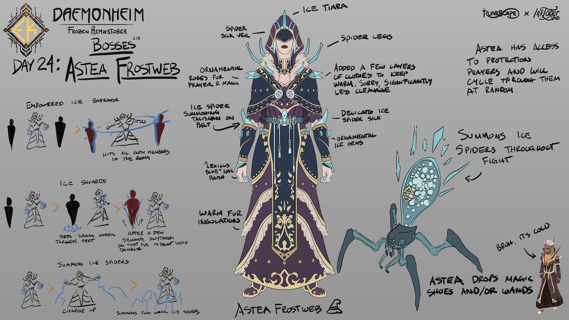 ArtStation - Daemonheim Remastered Frozen Bosses