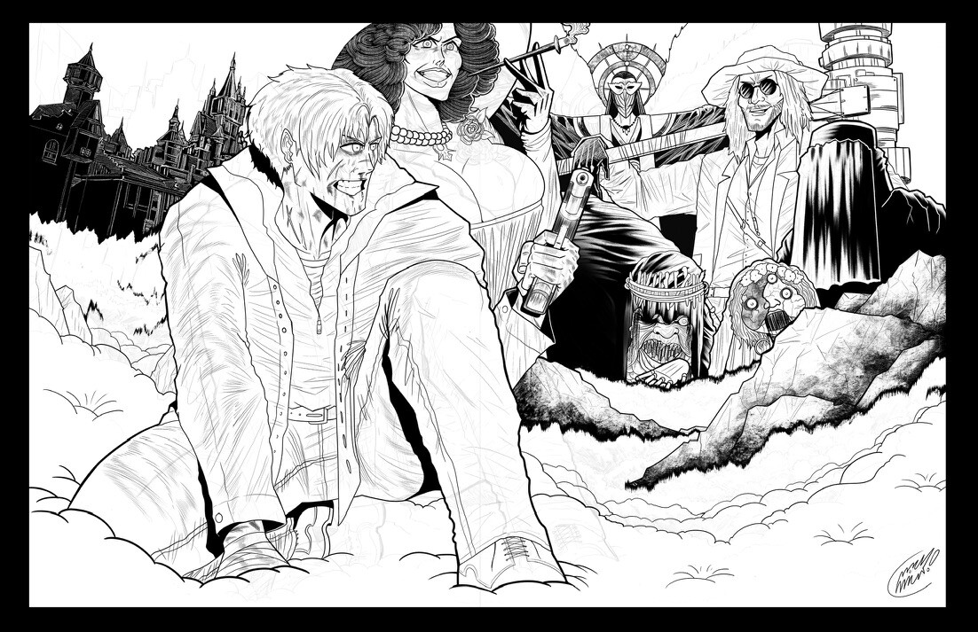 resident evil village coloring pages