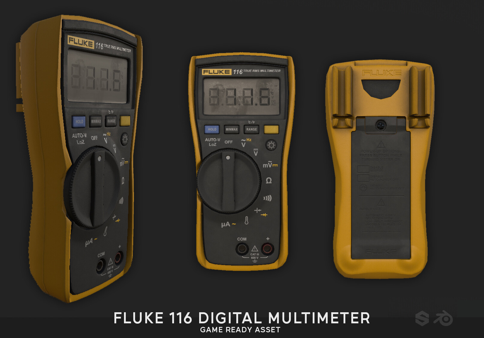 ArtStation - Fluke 116 Digital Multimeter VR Asset