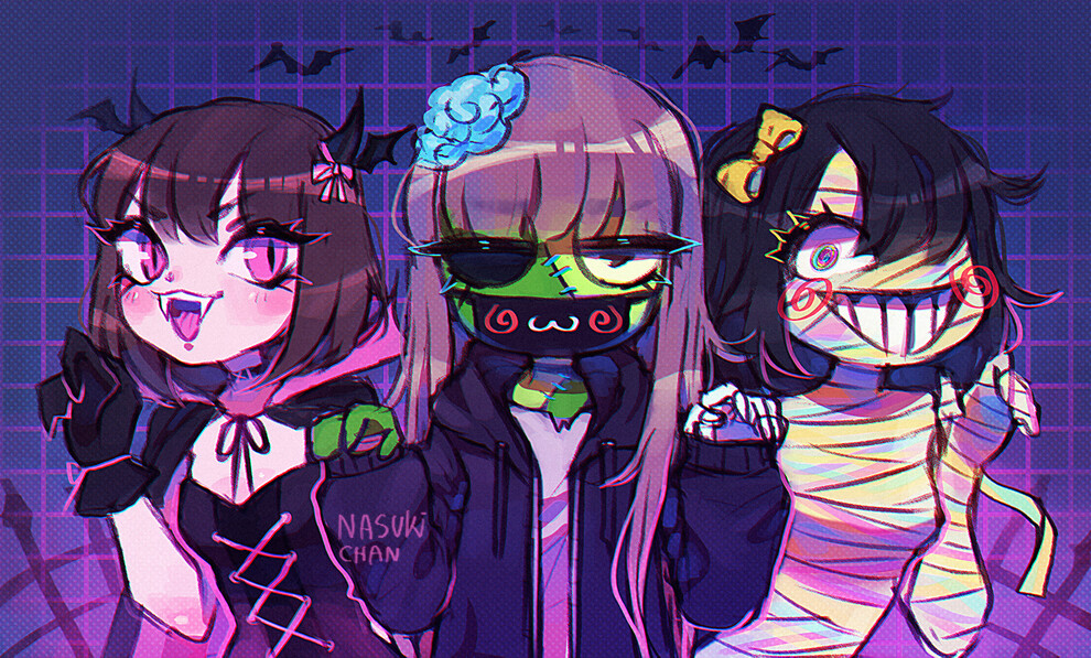 ArtStation - Spooky friends