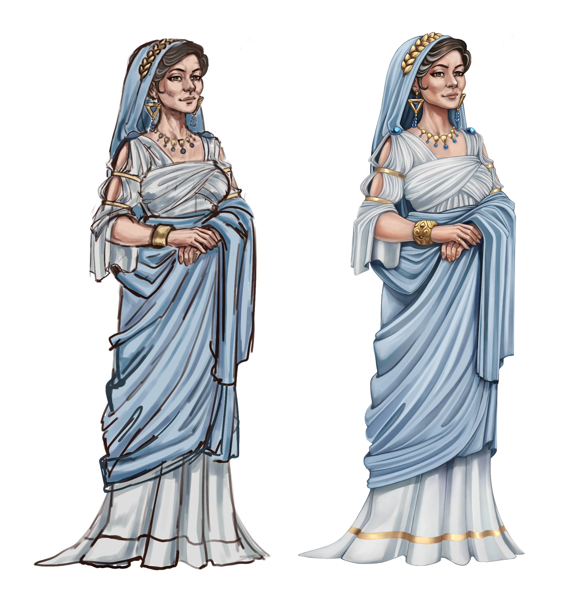 ArtStation - Character Concept - Greek Noble