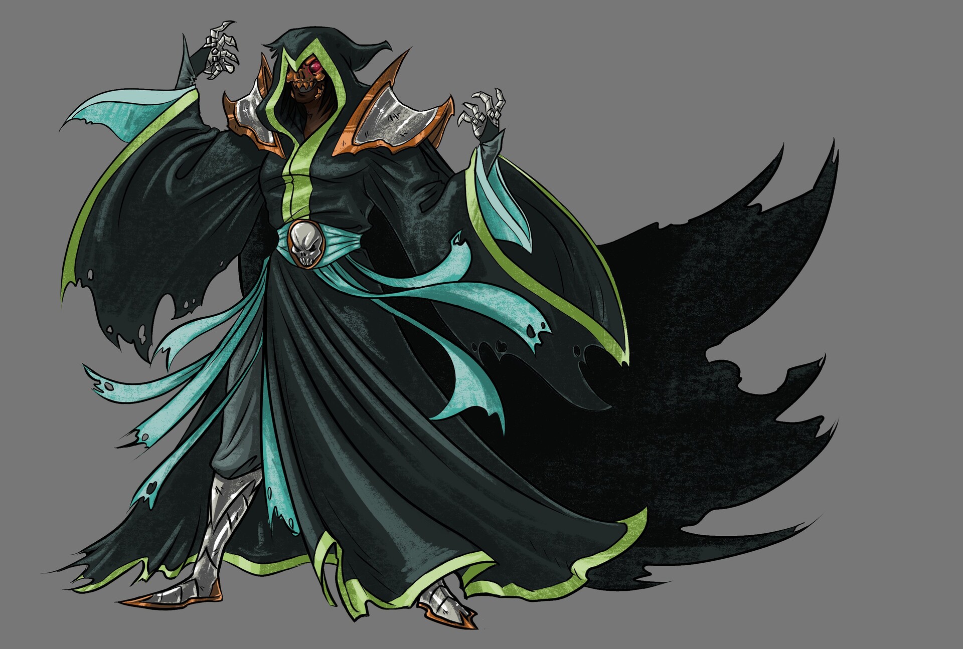 Jeffery Redcloud Barros - Dark Lord Character Design