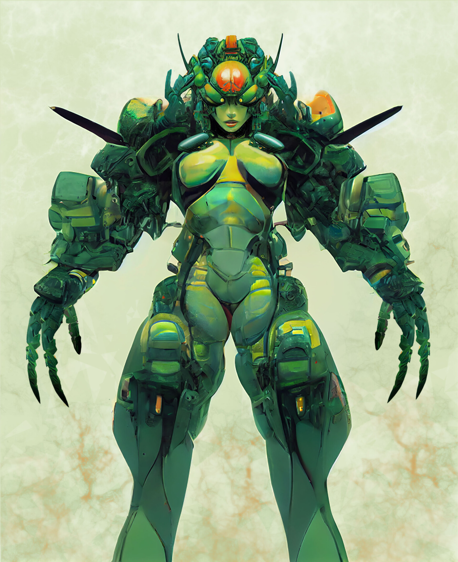 ArtStation - Mantis mechsuit