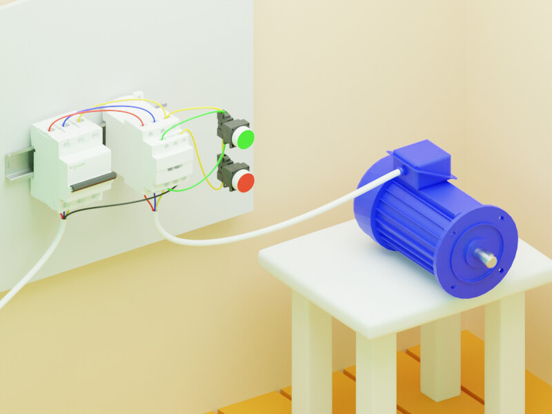 ArtStation - 3D Classic control circuit