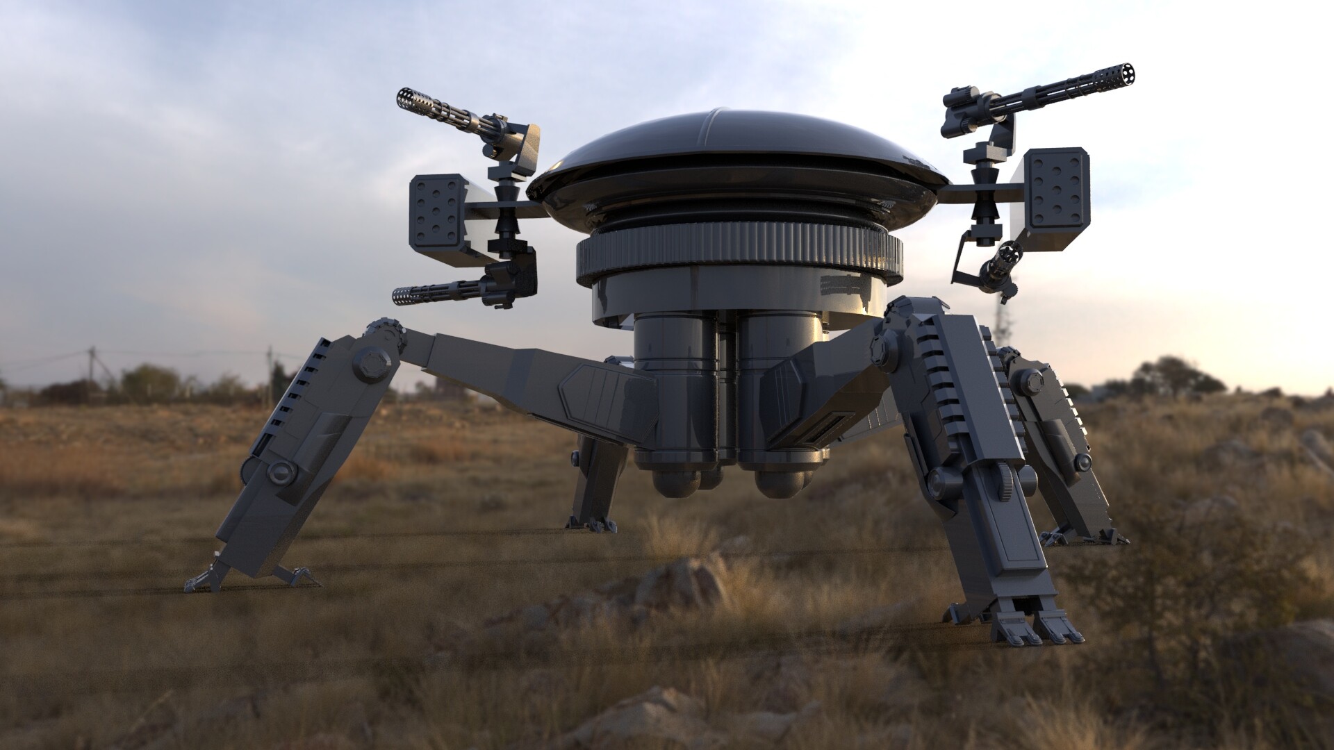 ArtStation - Sci-fi robot