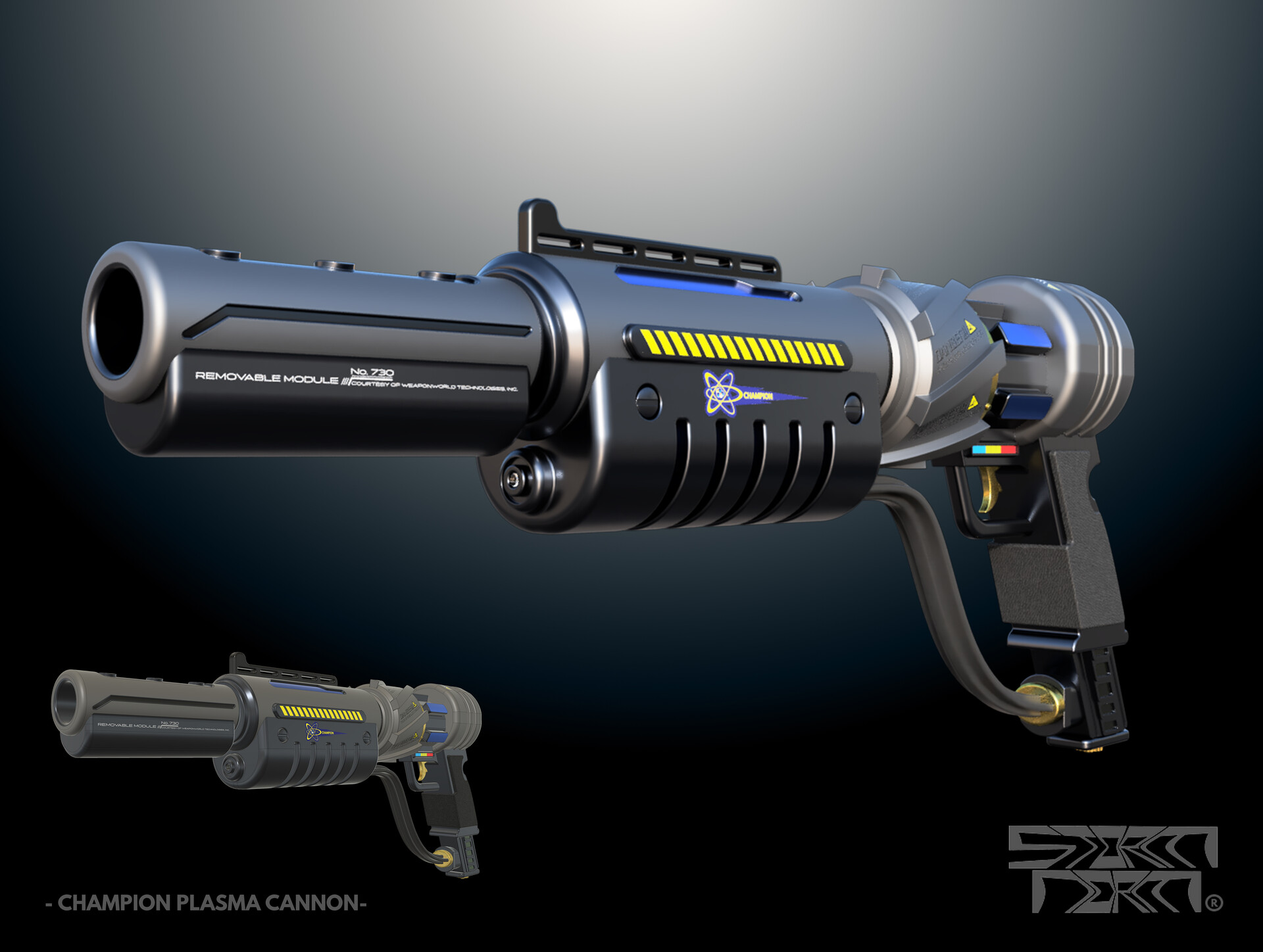 ArtStation - Champion Plasma Cannon