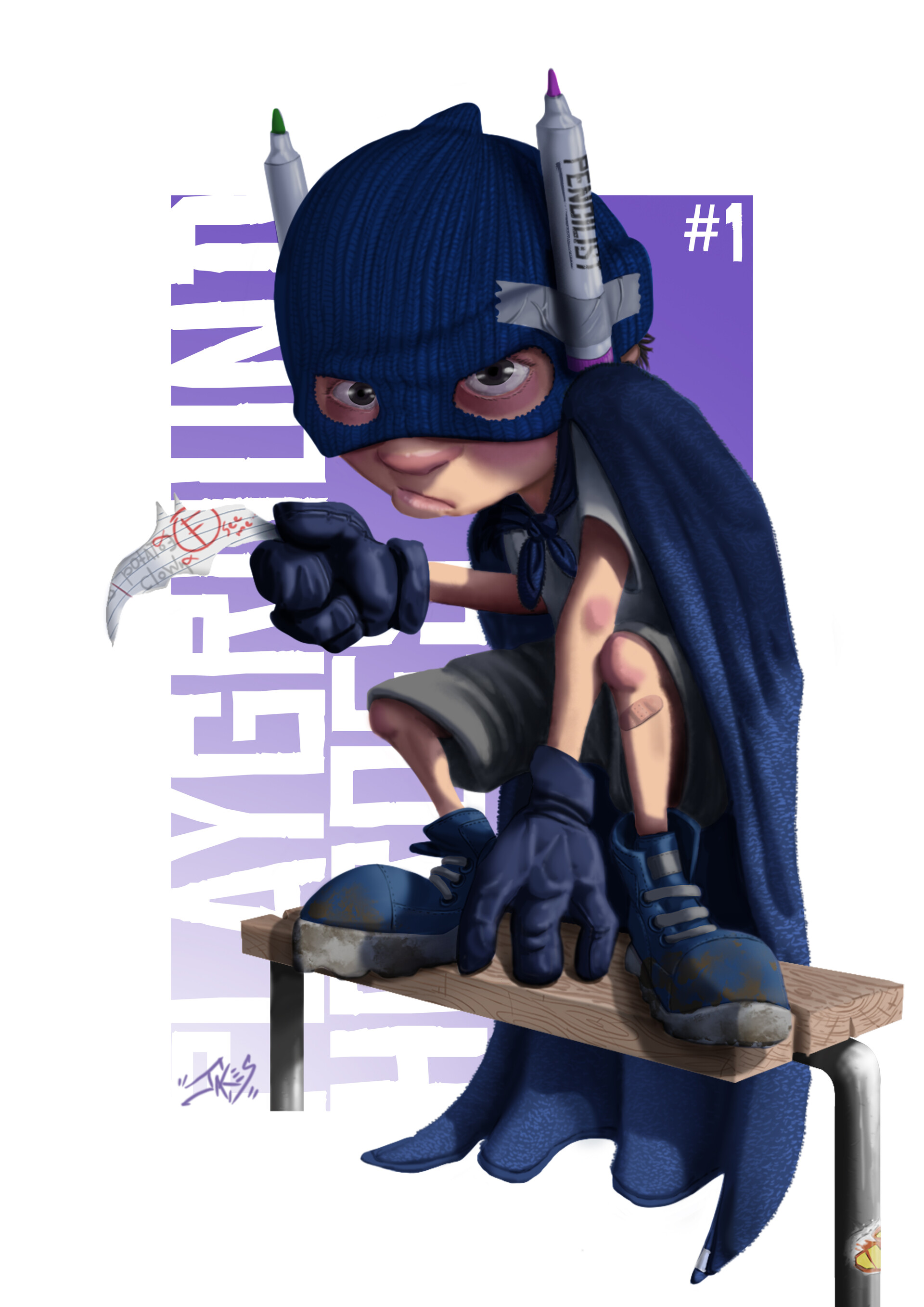 ArtStation - BELFRY LAD - Playground Heroes #1