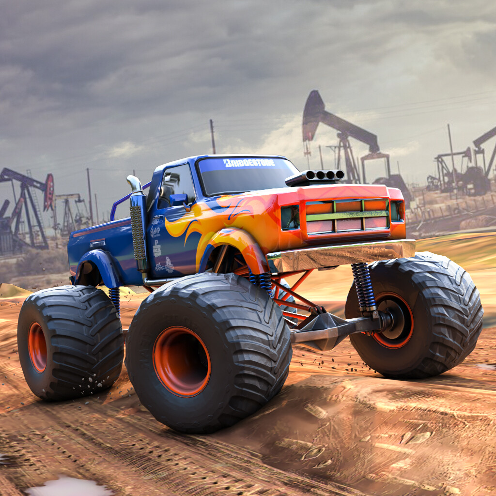 ArtStation - MOnster Truck