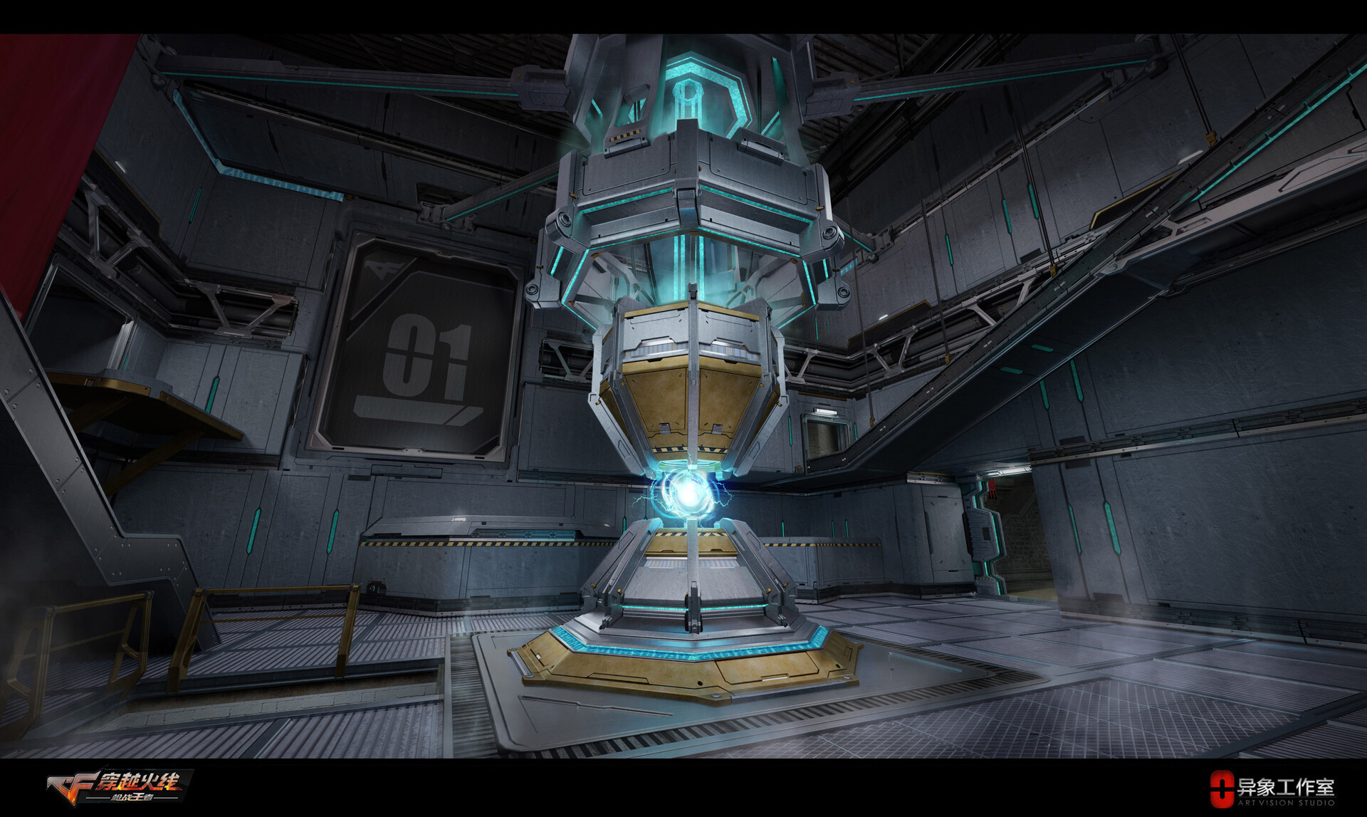 ArtStation - CFM 穿越火线手游地图概念-狼穴01（重制版）