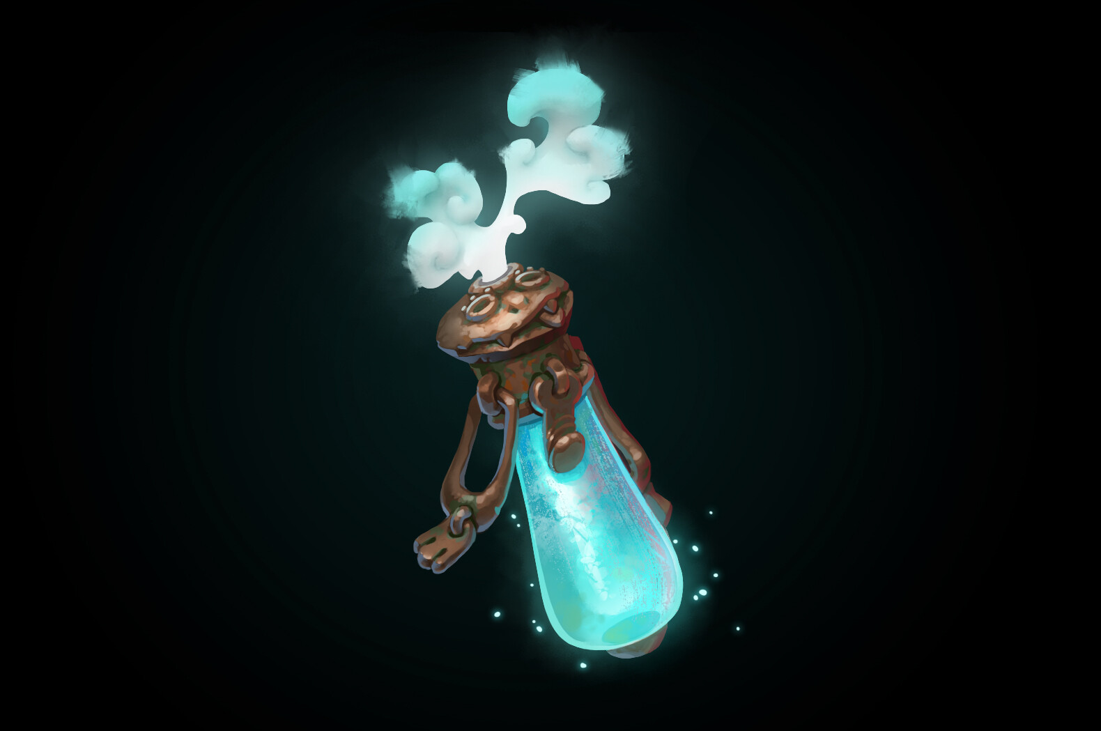 ArtStation - Frog magic potion