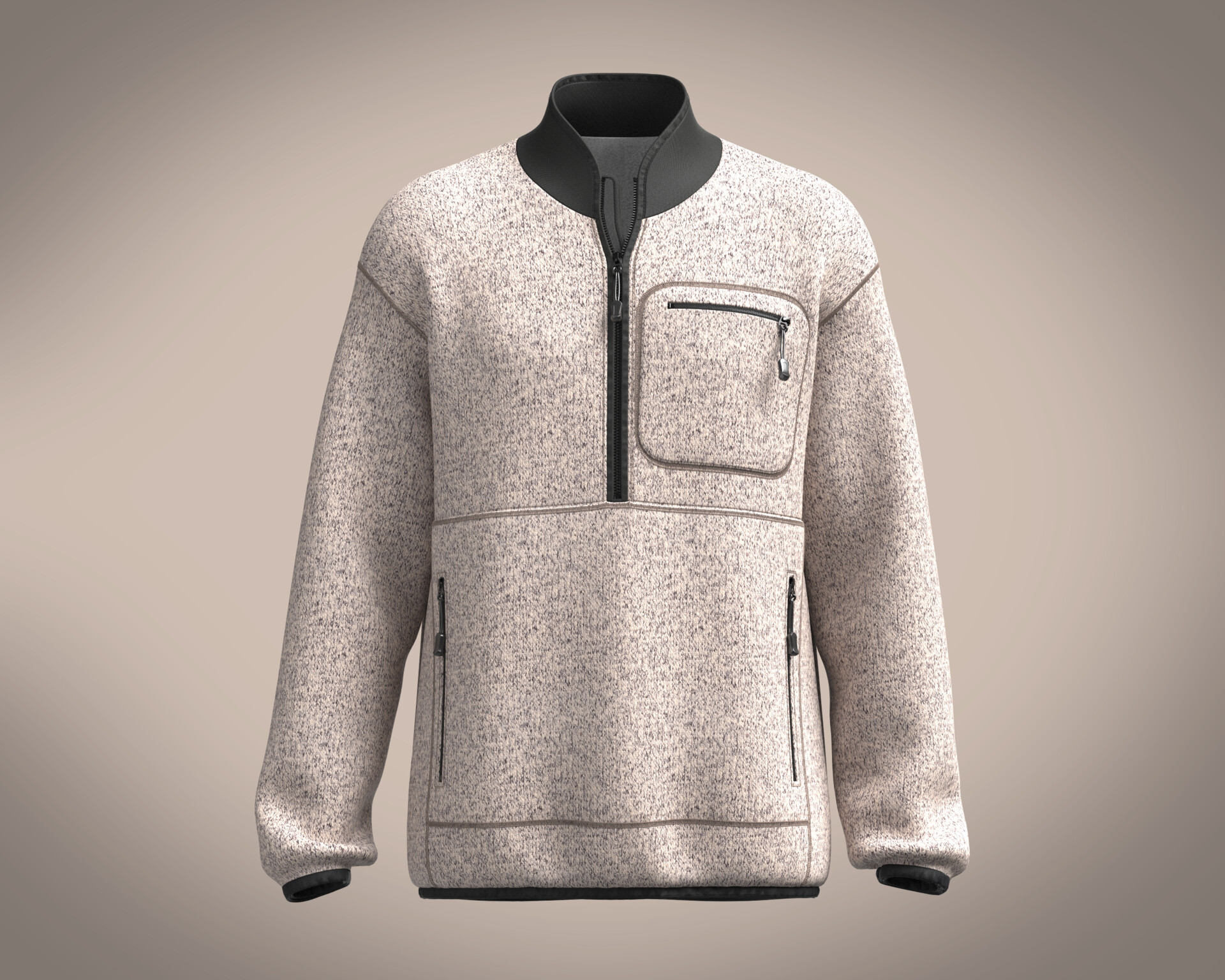 ArtStation - Men's Jacket-Sherpa