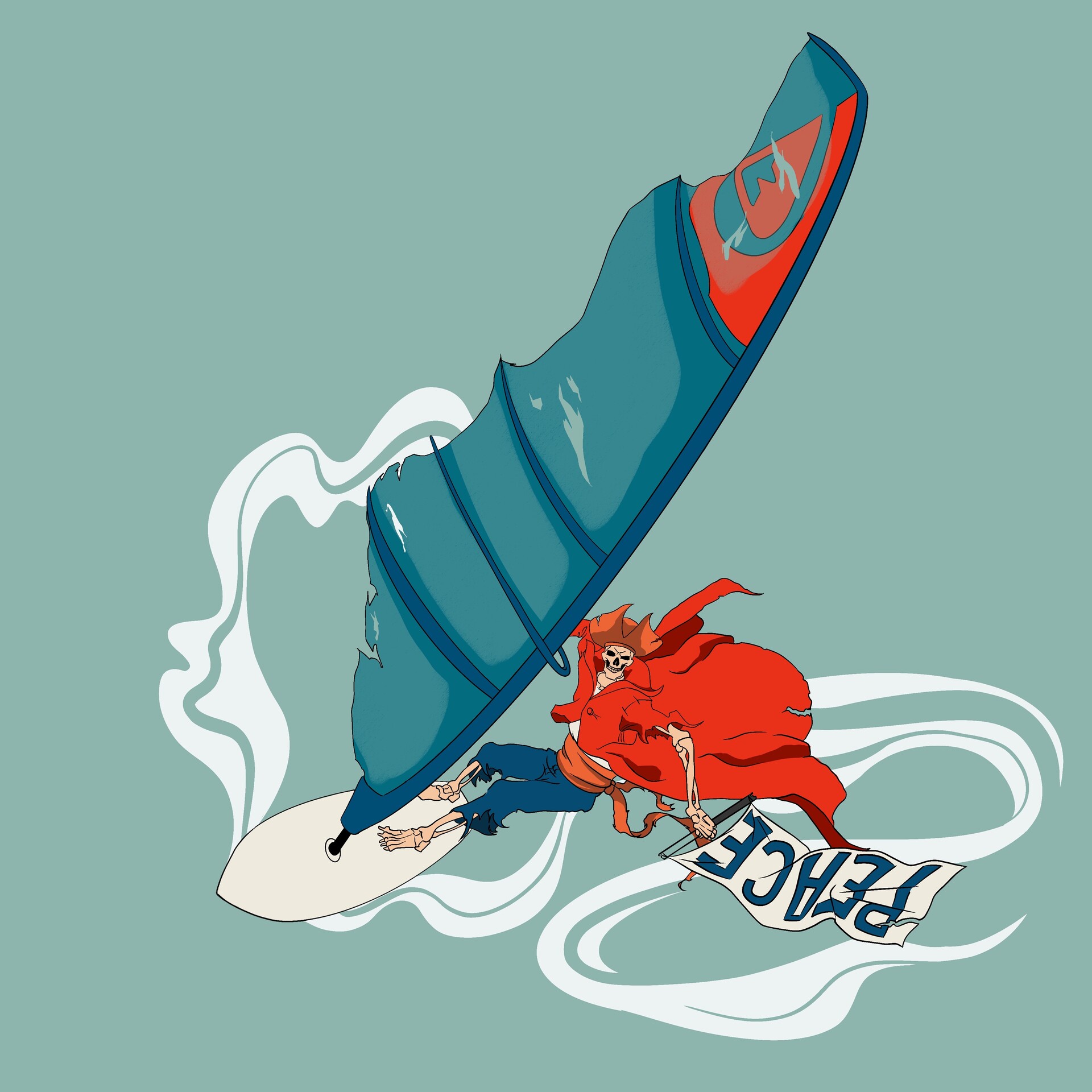 ArtStation - Pirate surf