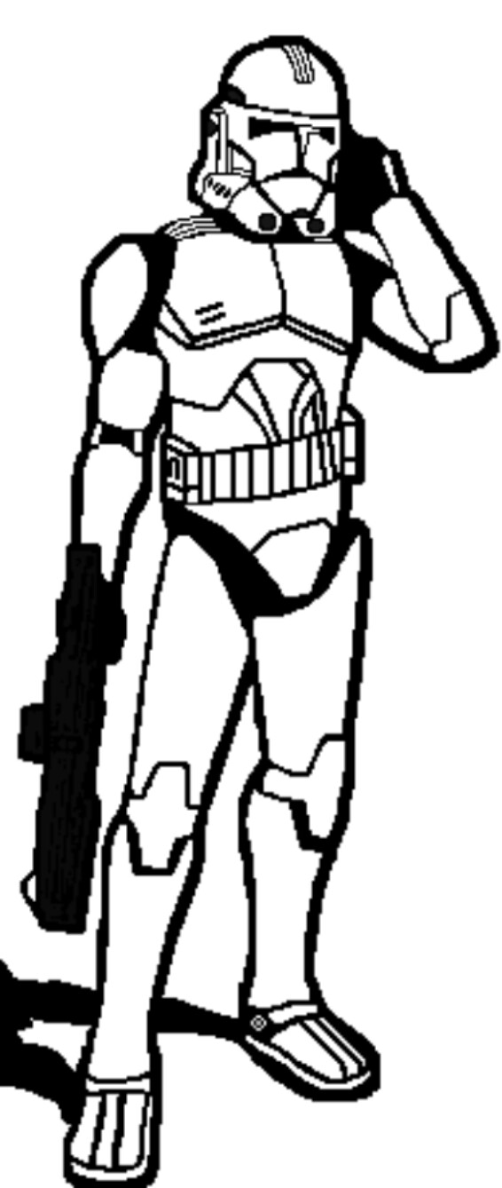 arc trooper clone coloring pages