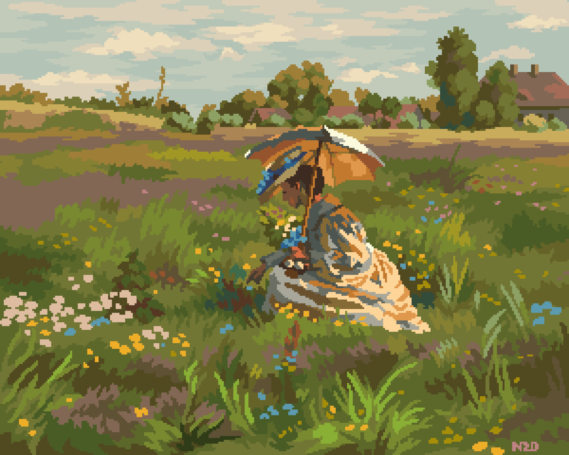 ArtStation - Ernst Henseler Pixel Art Study